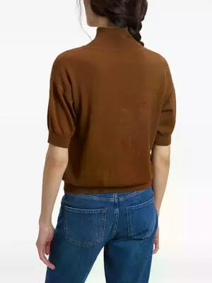 Woolrich High-neck Short-sleeve Sweater