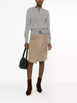 Extreme Cashmere Little 2 Button-fastening Long-sleeve Cardigan - Grey