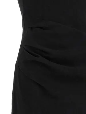 ROTATE BY BIRGER CHRISTENSEN Draped Puff-sleeve Dress
