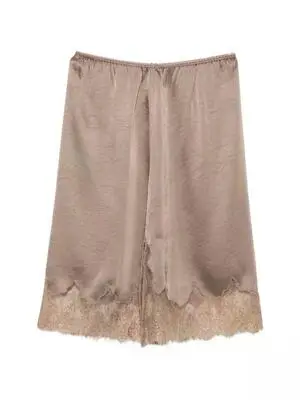 Citizens Of Humanity Lace-trim Mini Skirt - Neutrals