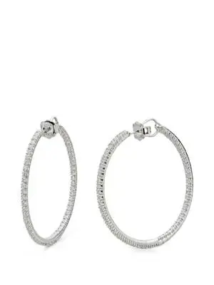 MATTIA CIELO Rugiada Diamond Hoop Earrings