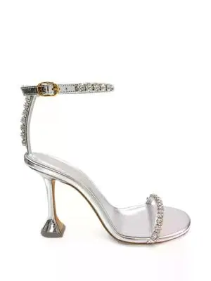 Amina Muaddi Gigi Crystal-embellished Sandals