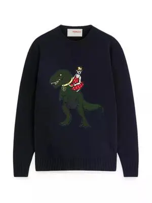 Fiorucci T-rex Patch Sweater