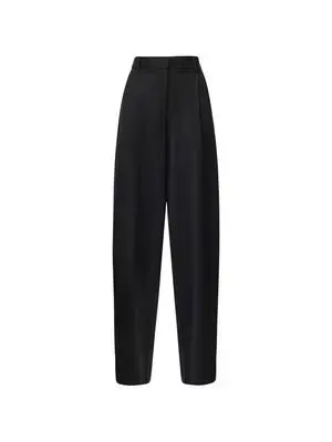 Andamane Pleated Tailored Trousers - Black