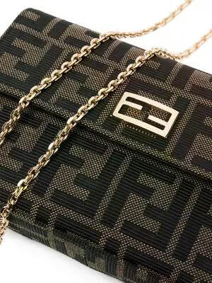 Fendi Baguette Ff-motif Clutch Bag