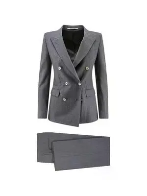 Tagliatore Double-breasted Pinstripe Jacket