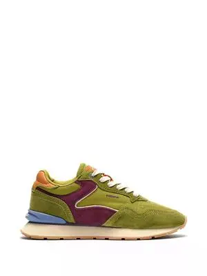 HOFF City Panelled Suede Sneakers - Green