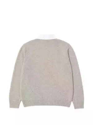 DEAN EDMONDS Flecked-knit Polo Shirt