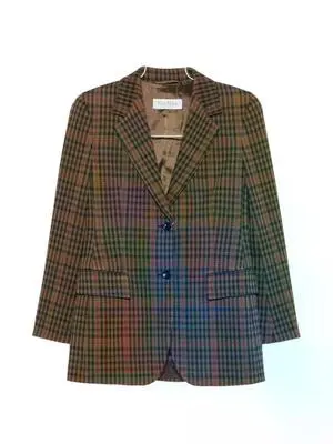Max Mara Check-pattern Blazer
