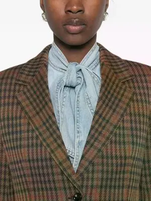 Max Mara Check-pattern Blazer