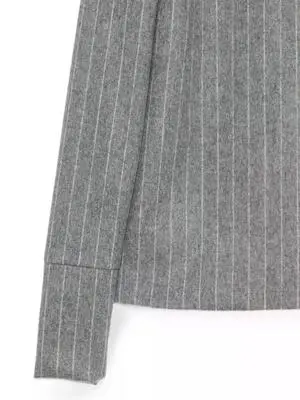 THELATEST Elisa Pinstripe-pattern Long-sleeve Top
