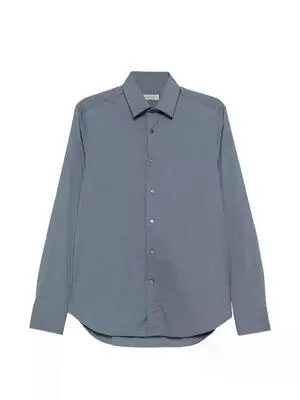 Canali Button-down Long-sleeve Shirt - Blue