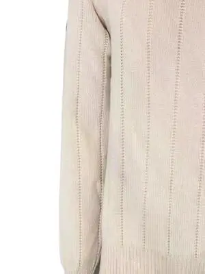 CRUCIANI Ribbed-knit Crew-neck Sweater