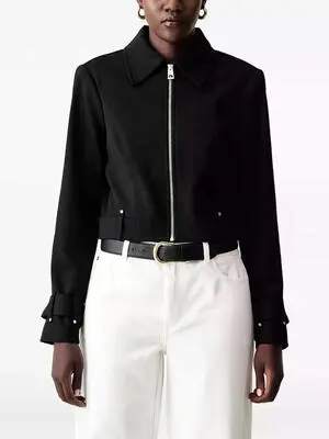 Guess Cropped Jacket With Buckle Detail