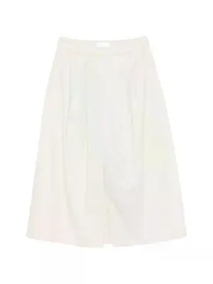 JOSEPH Kharis Pleated Midi Skirt - Neutrals