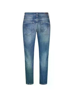 DONDUP Faded-effect Logo-patch Jeans