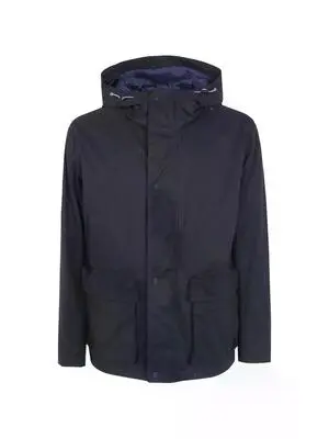 Herno Hooded Cotton Jacket - Blue