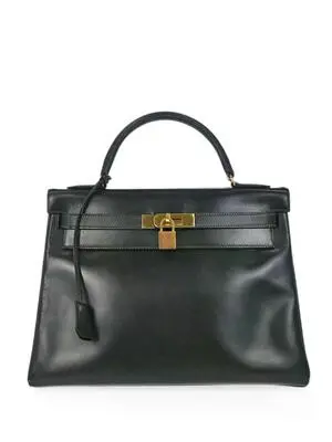 Hermès 1989 32 Kelly Retourne Tote Bag - Green