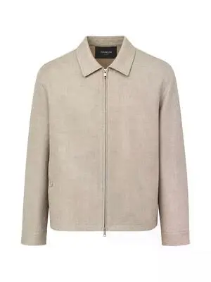 TOMBOLINI Zip-up Collared Jacket - Neutrals