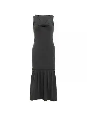 NACHE Layered Ruffled-hem Maxi Dress