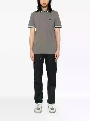 BOSS Logo Embroidery Short-sleeves Polo Shirt