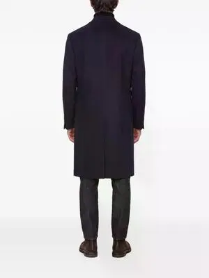 Canali Double-breasted Peak-lapel Coat