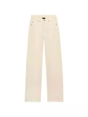 Saint Laurent V-waist Long Baggy Jeans
