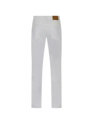 Incotex Logo-patch Five-pocket Trousers