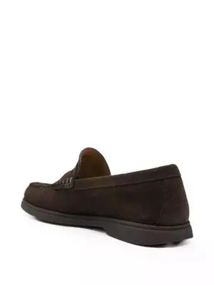 BOSS Suede Slip-on Loafers
