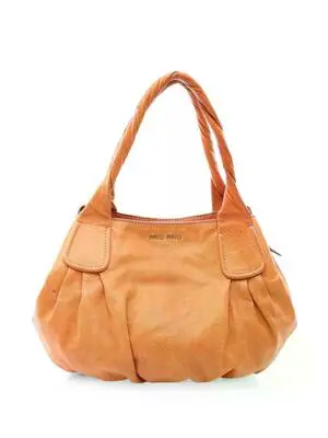 Miu Miu 2010-2026 Leather Shoulder Bag - Brown
