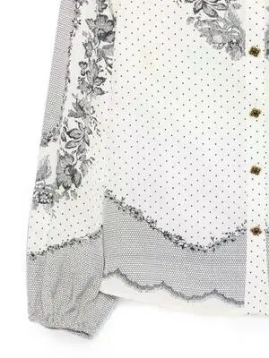 TWINSET Floral-print Polka-dot Shirt