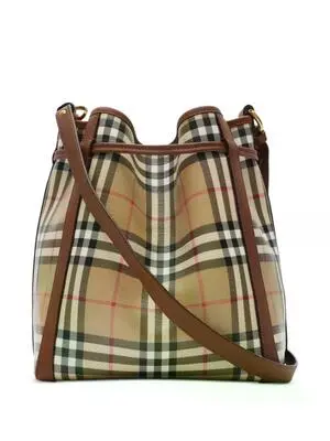 Burberry Small Check Bucket Bag