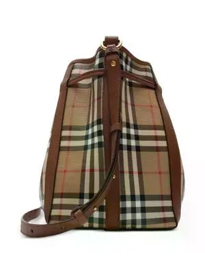 Burberry Small Check Bucket Bag