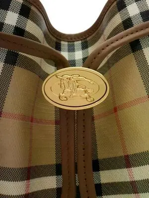 Burberry Small Check Bucket Bag