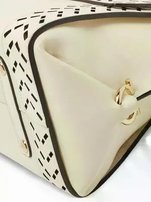 FERRAGAMO Sofia Leather Laser-cut Tote Bag