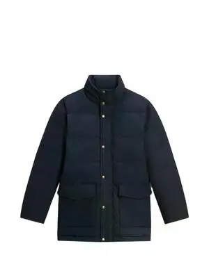 Woolrich Ramar Cloth Puffer Coat - Blue