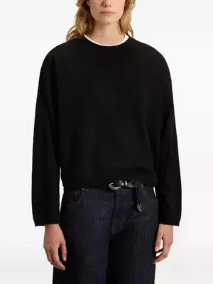 Woolrich Crew-neck Drop-shoulder Sweater