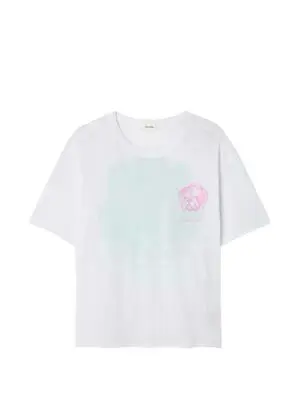 American Vintage Graphic-print Short-sleeve T-shirt - White