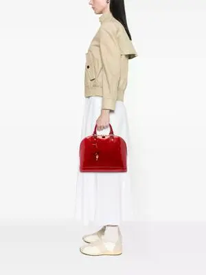 LOUIS VUITTON 2013 Monogram Vernis Alma Pm Handbag - Red