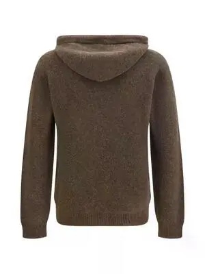 ROBERTO COLLINA Drawstring-hood Knitted Hoodie