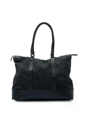 Gucci 2016-2026 Gg Canvas Tote Bag - Black