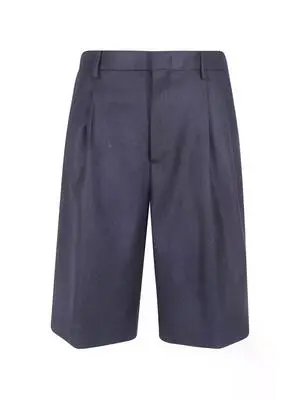 Tagliatore Pleated Wool Shorts
