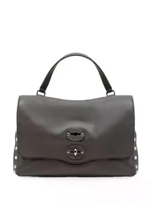 ZANELLATO Small Postina® Leather Stud-embellished Tote Bag