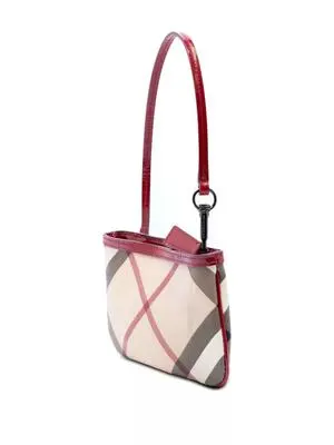 Burberry 2000-2017 Supernova Check Canvas Shoulder Bag