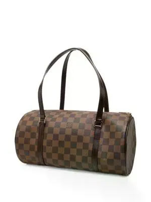LOUIS VUITTON 2008 Damier Ebene Papillon 30 Handbag