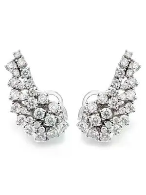 ZYDO Climber Diamond Earrings - Silver