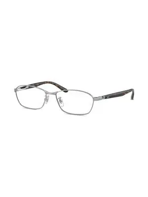 Ray-ban Rectangle-frame Glasses - Silver