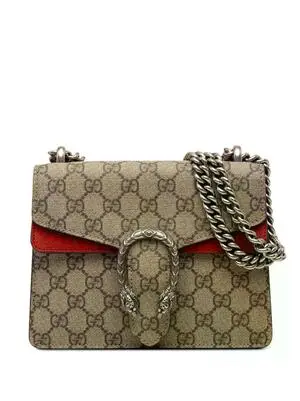 Gucci Gg Supreme Dionysus Crossbody Bag - Neutrals