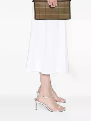 Burberry 20th Century Vintage Check Canvas Clutch Bag - Brown