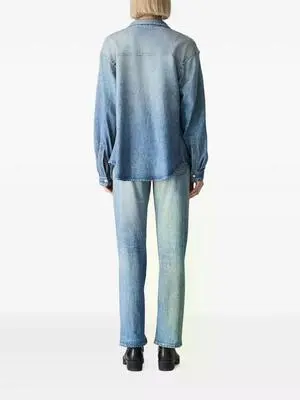 Vera Wang Denim Illusion Cotton Shirt